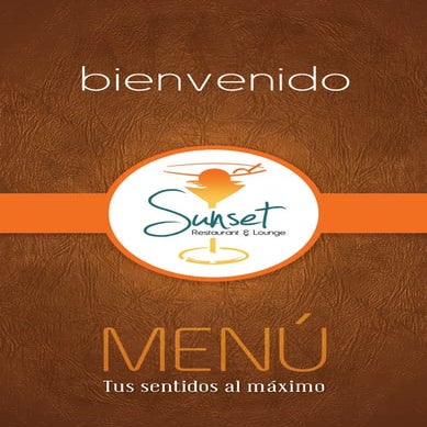 Menú SUNSET | PDF