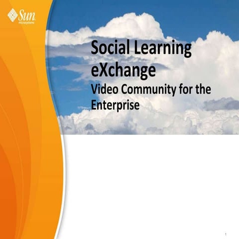 Social Learning eXchange (SLX) | PPTX