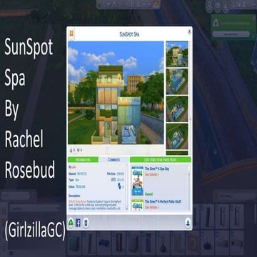 Sandtrap Red - Sims 4 Gallery Build | PPTX