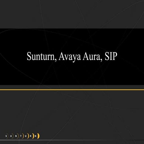 Sunturn | PPT