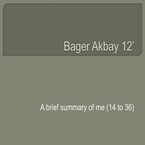 Bager Akbay | PPTX