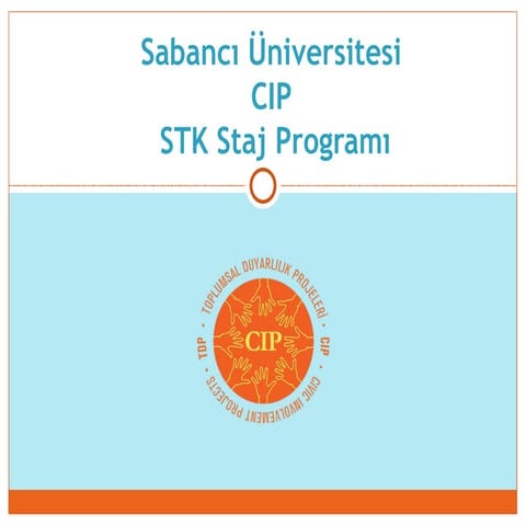 CIP Staj Sunumu | PPT