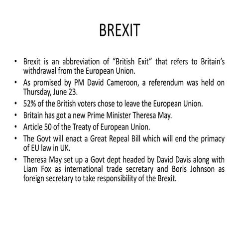 Brexit | PPTX