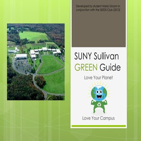 THE SUNY SULLIVAN GREEN GUIDE | PPT