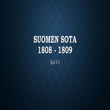 Suomen sota | PPTX