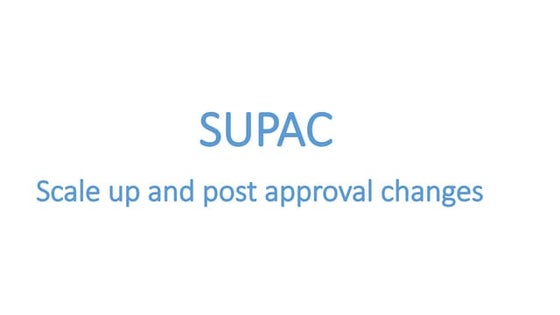 Supac - Guidance for Immediate Release Dosage Form | PPTX