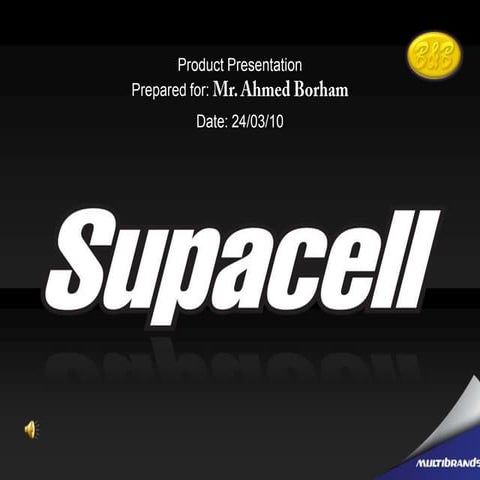 Supacell presentation | PPSX