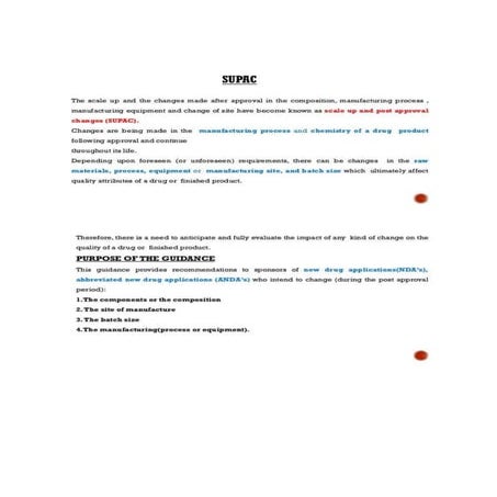 Supac guidelines | DOCX