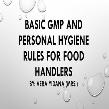 SUP BASIC PERSONAL HYGIENE RULES FOR FOOD HANDLERS - Copy.pptx