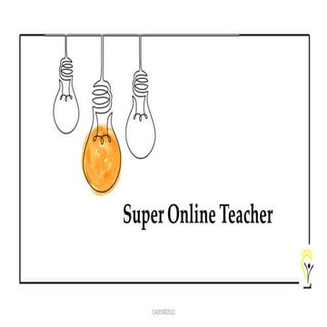 Super Online Teacher | PDF