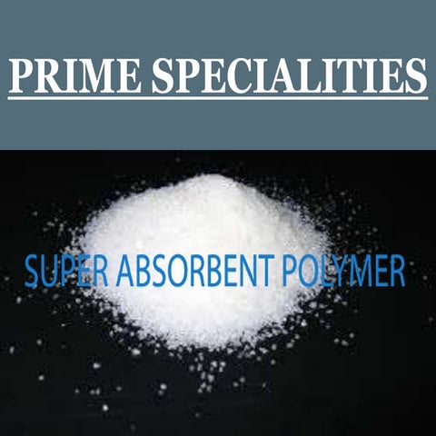 Super absorbent ppt | PPTX