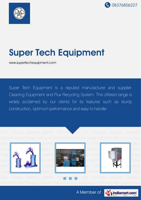 Super Tech Equipment presentations