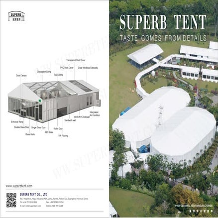Aluminum-PVC tents manufacturer | PPT