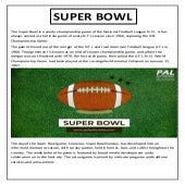 Super bowl| PAL Software | PDF