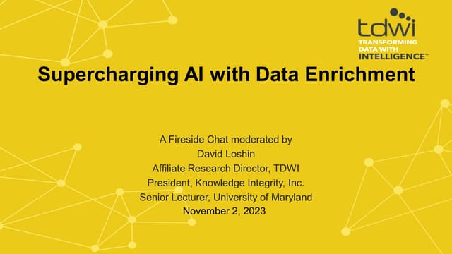 Supercharging Ai With Data Enrichment Ppt