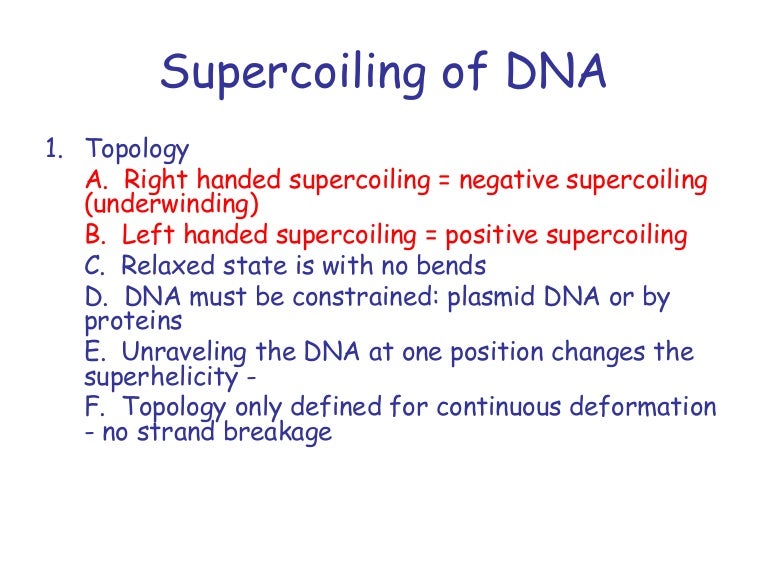 Supercoiling