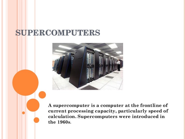 Supercomputers