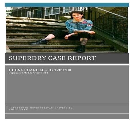 Superdry case report huong le- 17097890 | DOCX