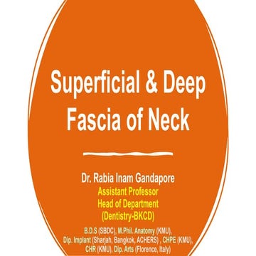 Superficial & Deep Fascia of the NECK.pptx