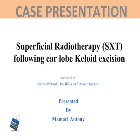 Superficial radiotherapy (sxt)_following_ear_lobe | PPT