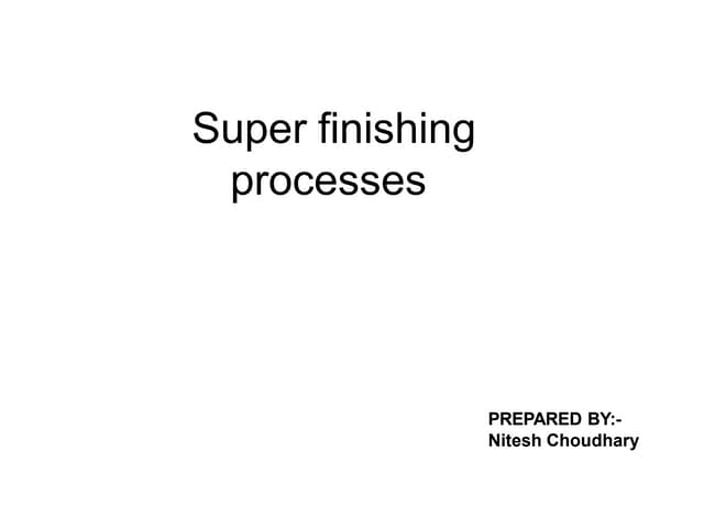 Gear finishing process | PPT