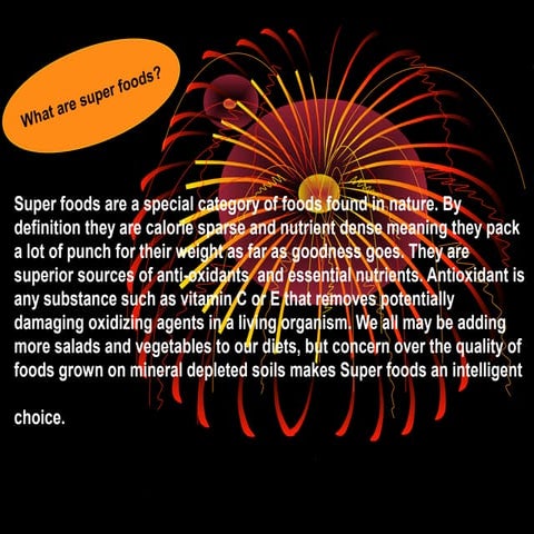 Super foods | PPT