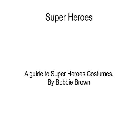 Superhero | PPT