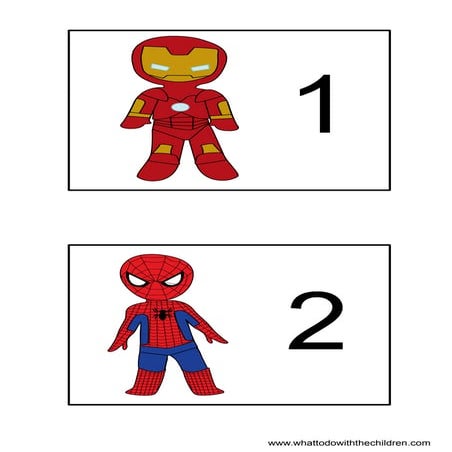 Superhero toilet-roll-game | PDF