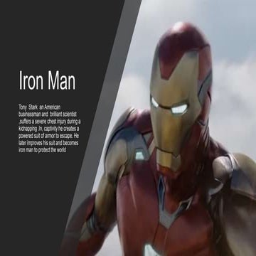 Superheroes ( Avengers and DC Avengers) | PPTX