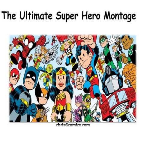 Superhero project pt2 (create a hero) | PPT