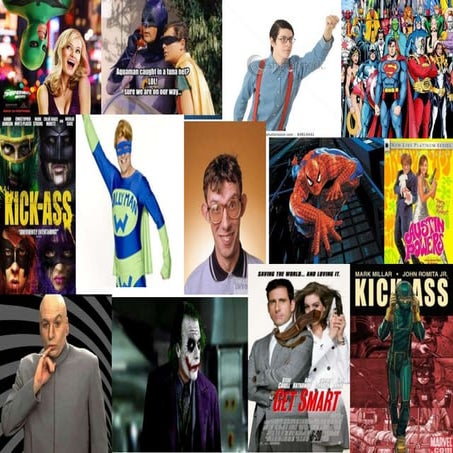 Super hero spoof moodboard | PPT