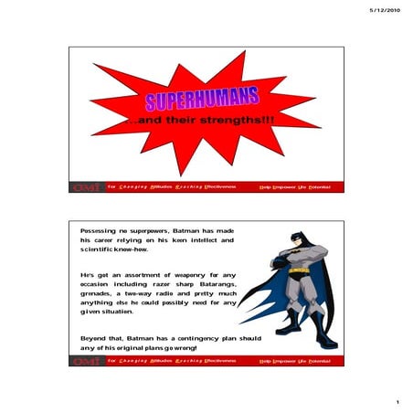 Your Superpowers | PPT