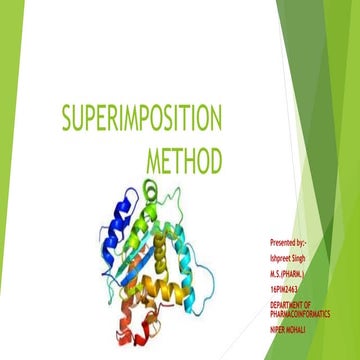Superimposition method- ligand based drug design | PPTX