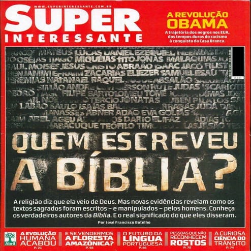 Super interessante Quem escreveu a Bíblia? | PDF