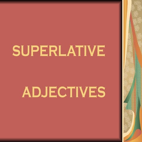 Superlative | PPT