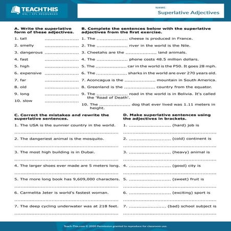 Superlative Adjectives Interactive Worksheet.pdf