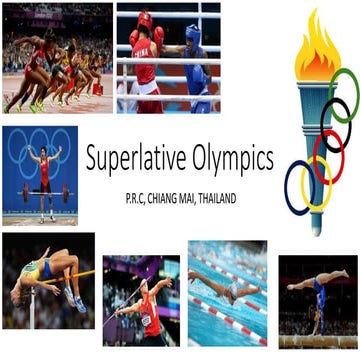 Superlative olympics | PPTX