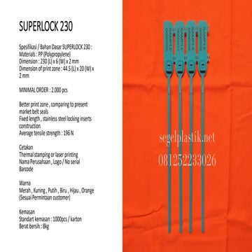 Superlock 230 | PDF
