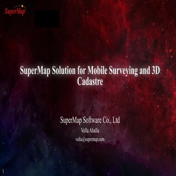 Super map solution for mobile surveying and 3d cadastre vella | PDF