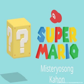 Super Mario Mystery BoxxxxxxSuperr Mario | PPTX