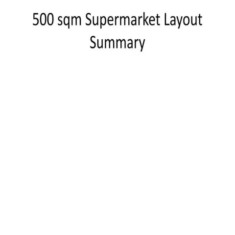 How to design a supermarket, the technical guide | PDF