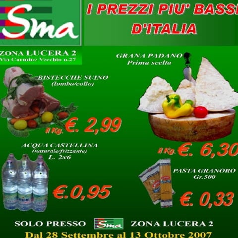 Supermercato SMA | PPT