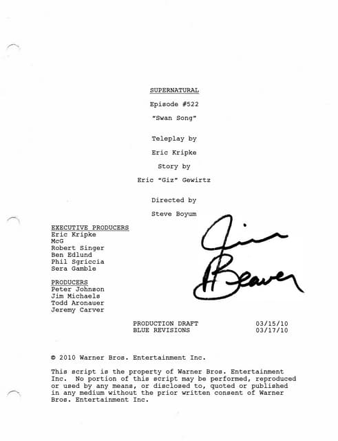 Supernatural Pitch 2004 | PDF