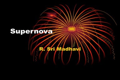 Supernova Powerpoint