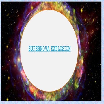 Supernova | PPTX