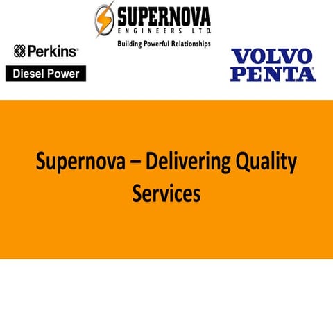 Supernova – Delivering Quality Services | PPT