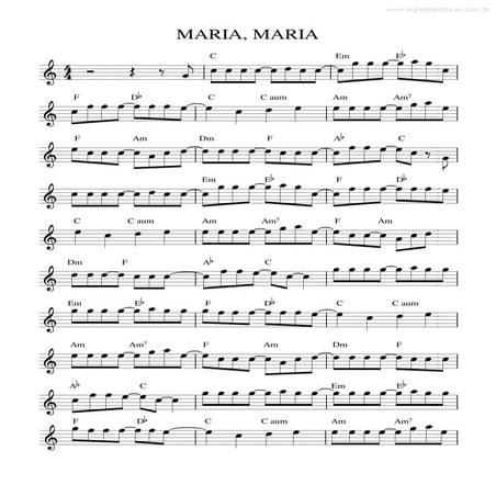 [Superpartituras.com.br] maria--maria (1) | PDF