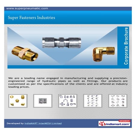 Super Fasteners Industries, Mumbai, Hydraulic Pipes | PDF