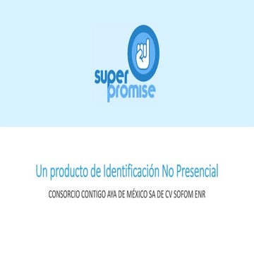 Conoce Super Promise app | PDF