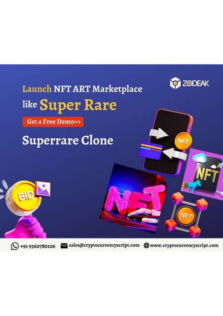 Features of NFT Marketplace Clone Scripts | PDF
